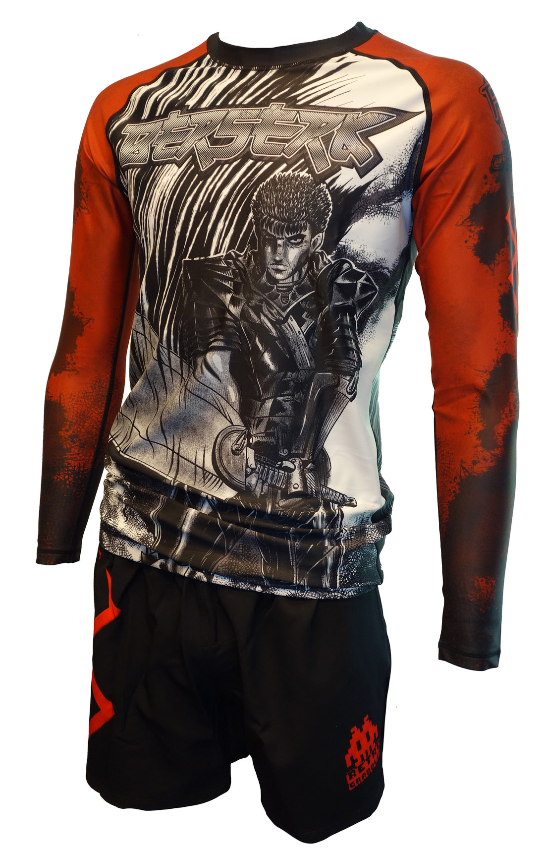 Manga Long Sleeve Rashguard | Berserk Manga Fan Art