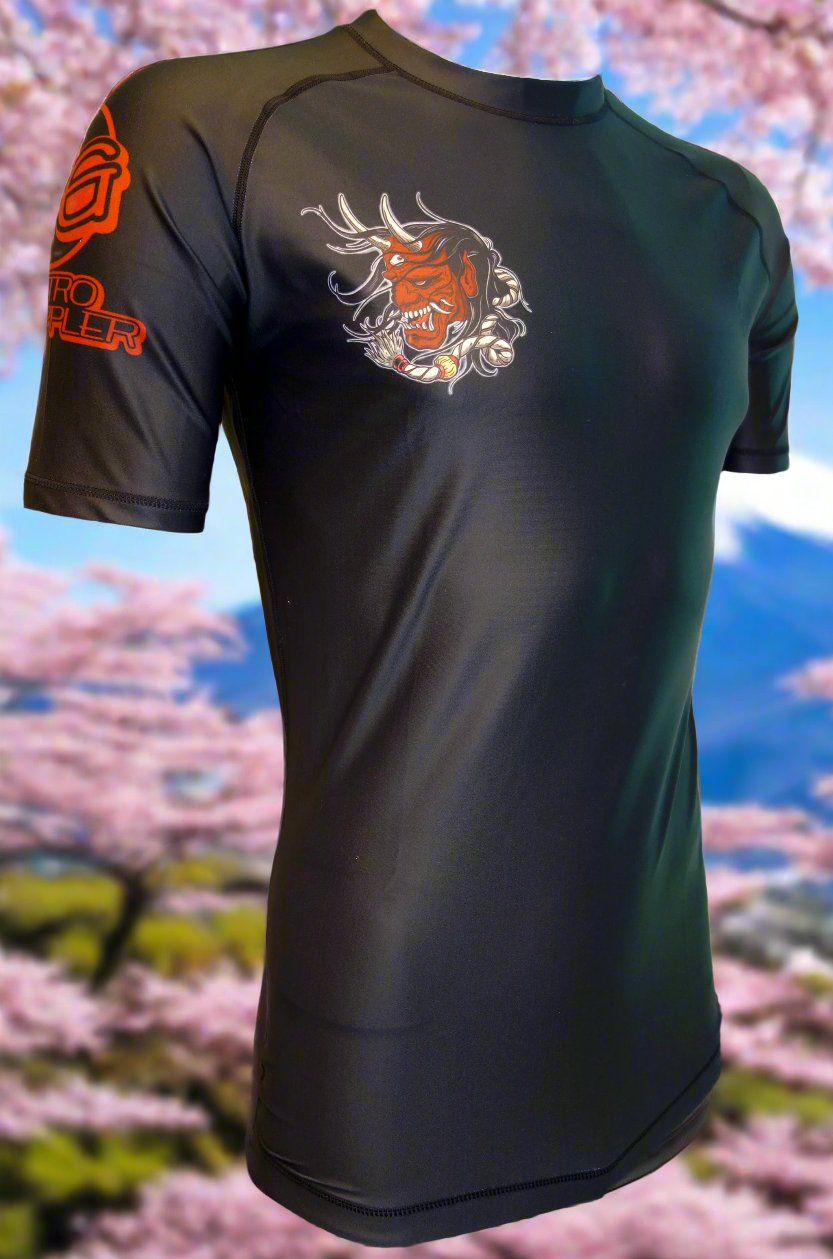 Samurai Prodigy Jiu Jitsu Rash Guard | Oni & Kitsune Design