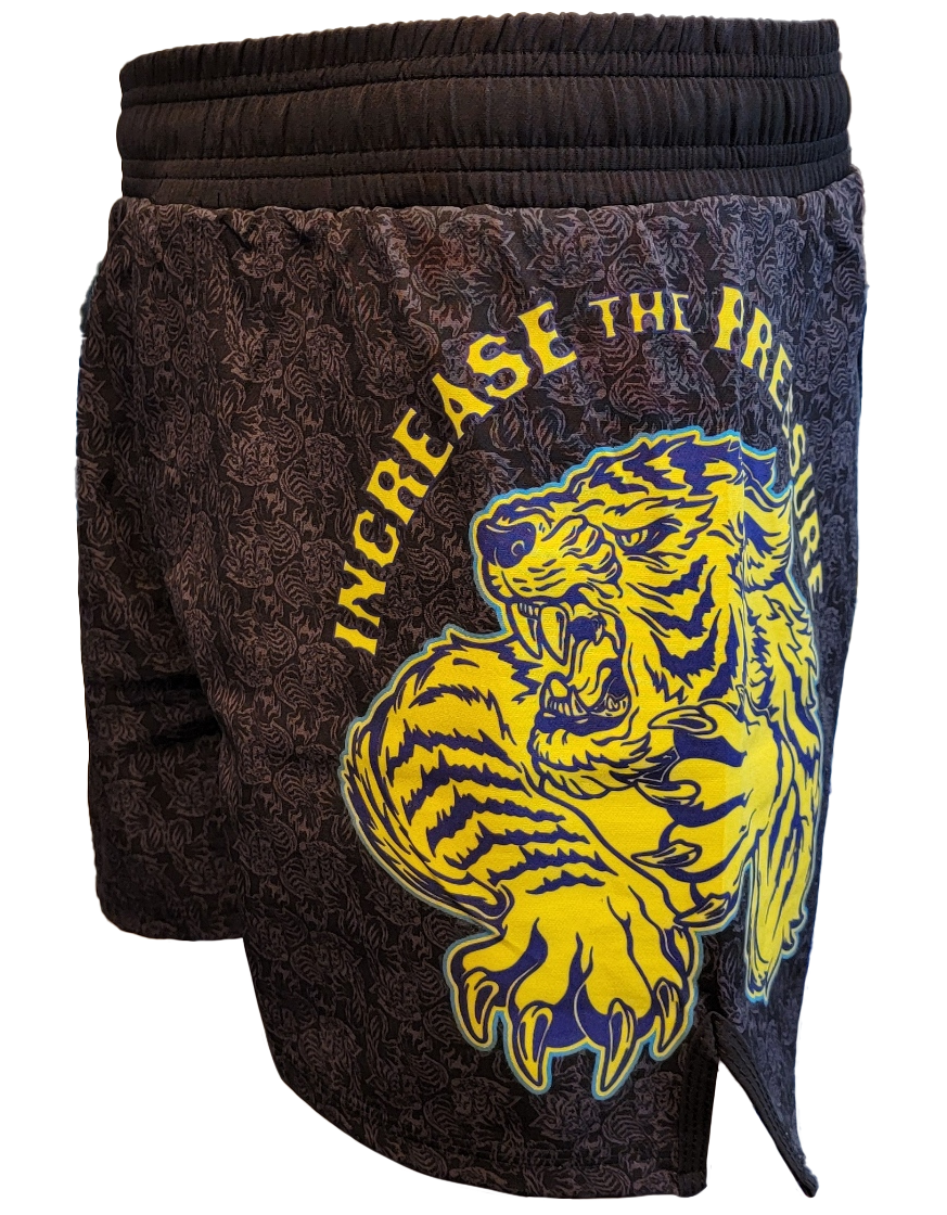 Tiger Pressure Grappling Shorts | Lightweight BJJ Fightwear