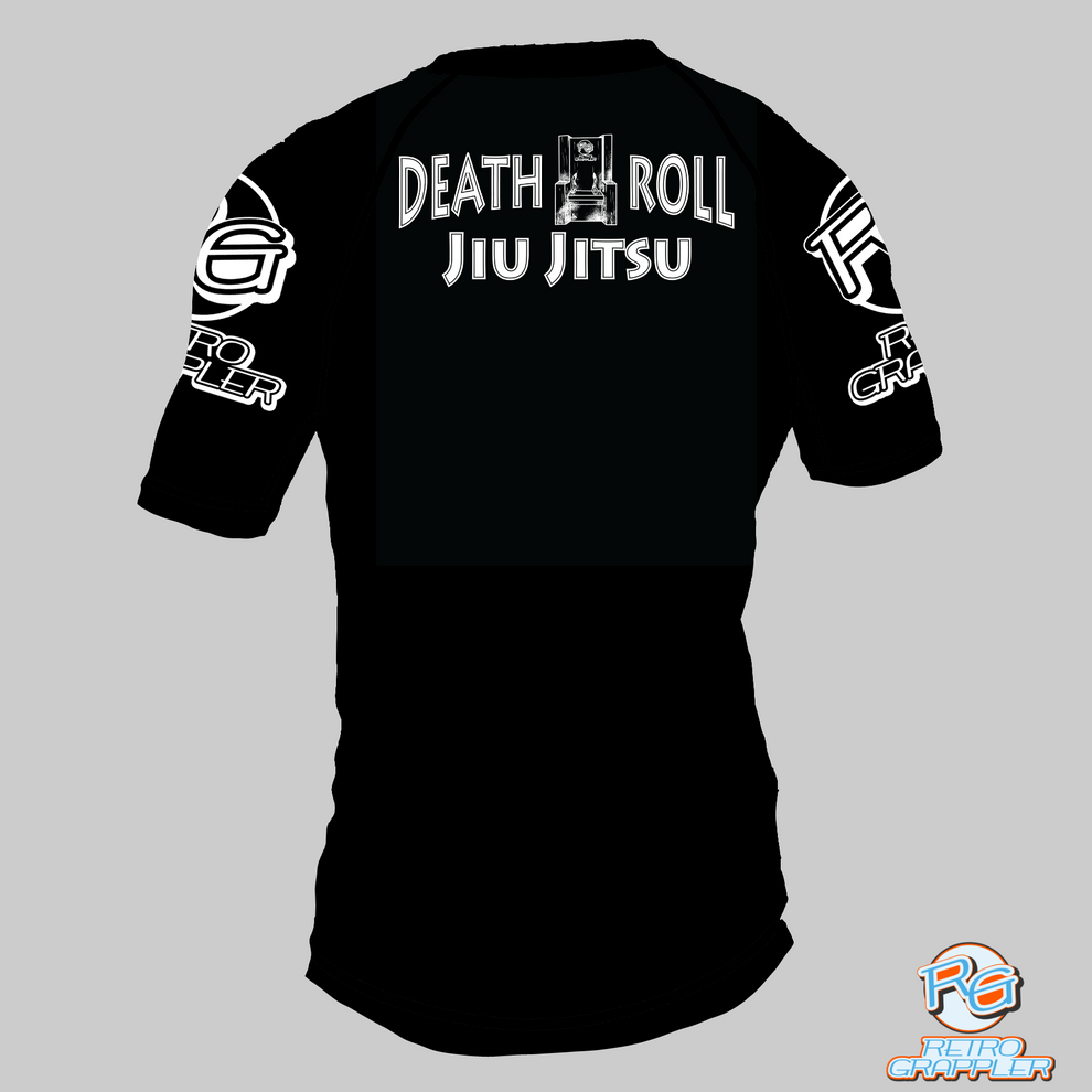 Death Roll Jiu Jitsu Rash Guard | Flatlock Stitching